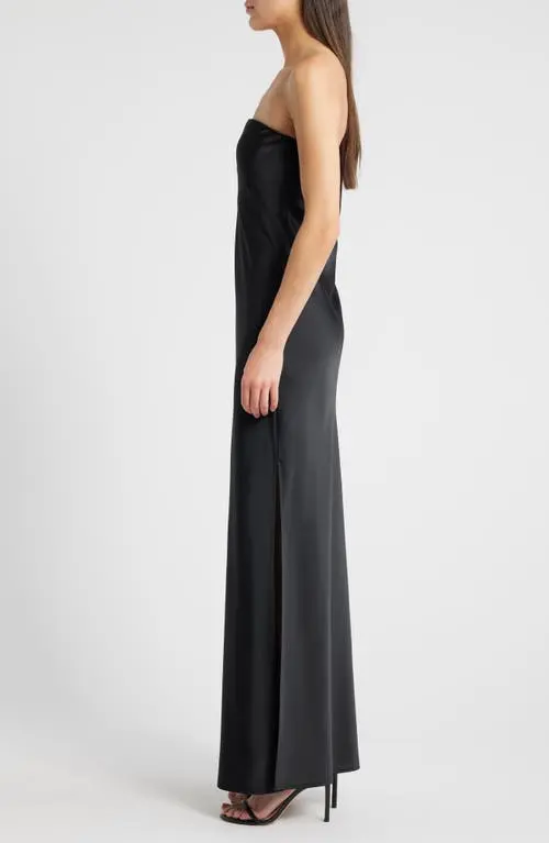 WAYF Odelle Strapless Maxi Dress