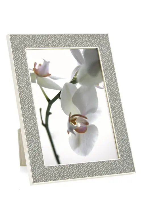 ADDISON ROSS LONDON Shagreen Finish Picture Frame - Grey
