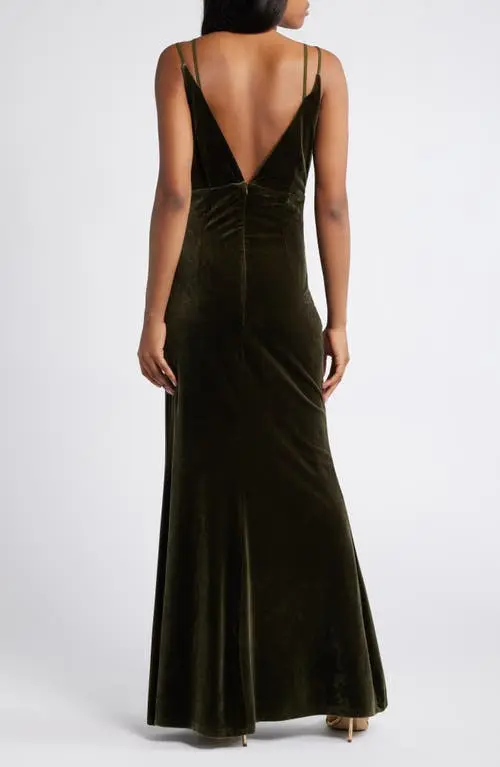 Lulus Open Back Mermaid Gown