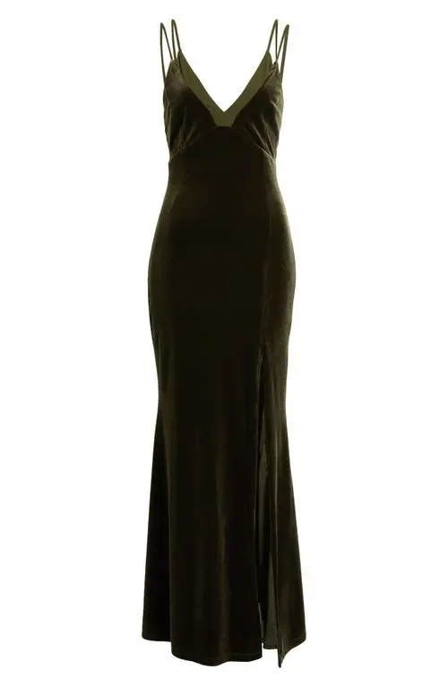 Lulus Open Back Mermaid Gown