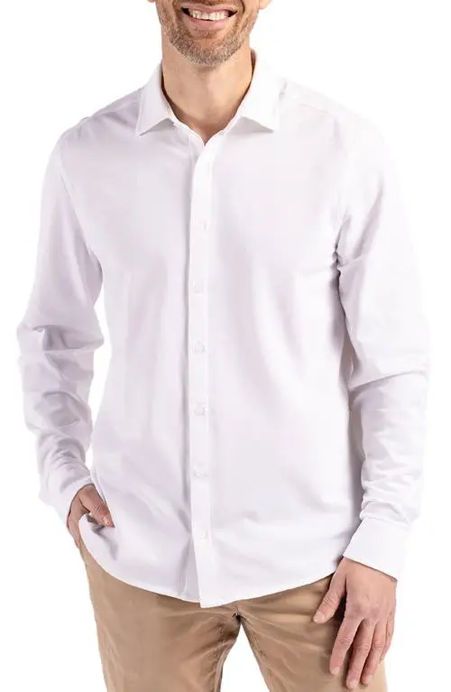 Cutter & Buck Advantage Soft Button-up Shirt - White