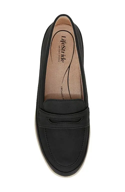 LIFESTRIDE Malta Penny Loafer - Black