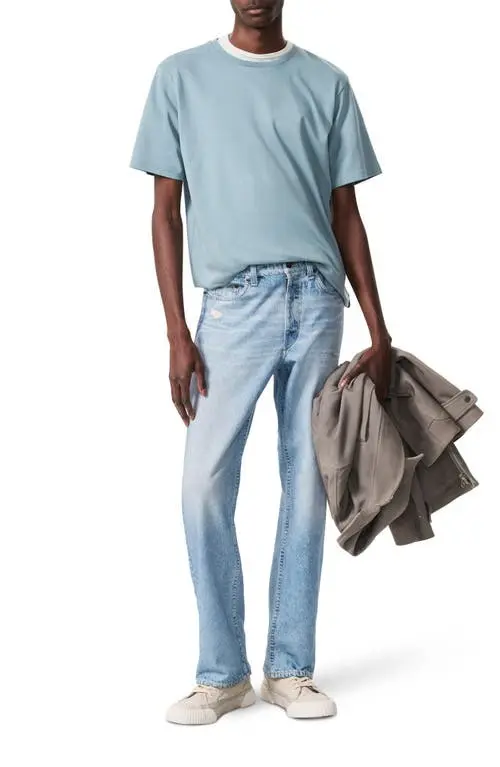 Rag & Bone Pure Pima T-shirt - Stoneblue