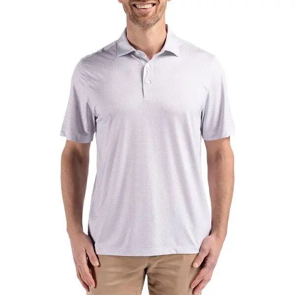 Cutter & Buck Pike Diamond Dot Print Polo - Polished