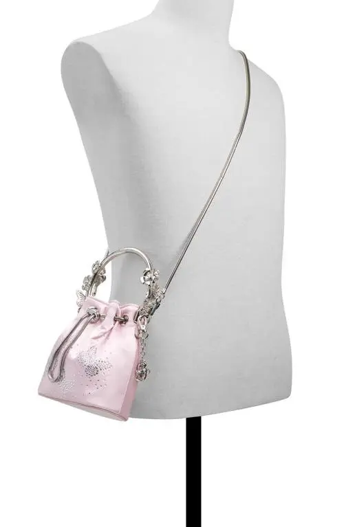 Aldo Crystal Embellished Crossbody Bag - Pink | Editorialist