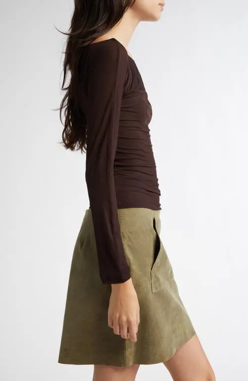 Paloma Wool Azucar Shirred Knit Top