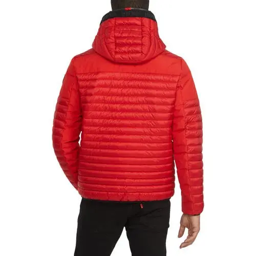 Pajar Mixed Media Puffer With Fixed Hood