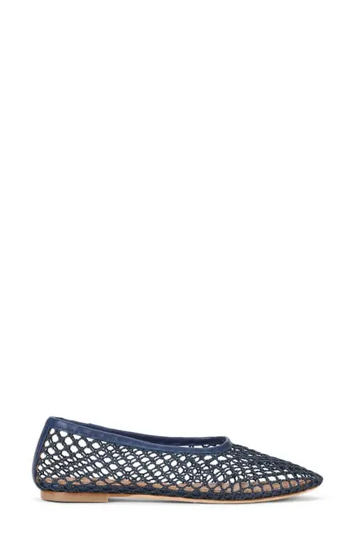 Staud Alba Ballet Flat - Navy