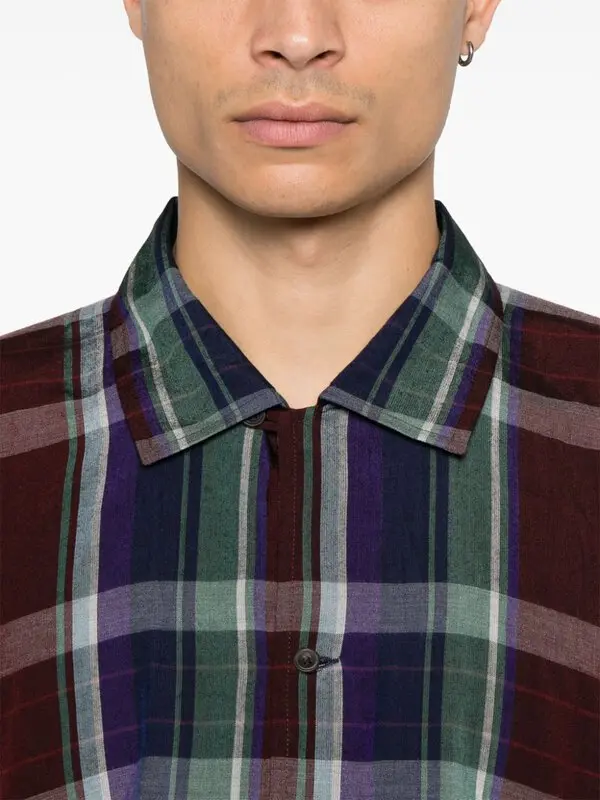 JAN JAN VAN ESSCHE Madras-check Shirt