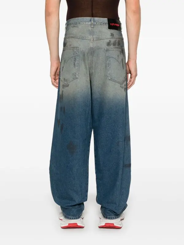 LỰU ĐẠN Kriss Kross Wide Leg Jeans