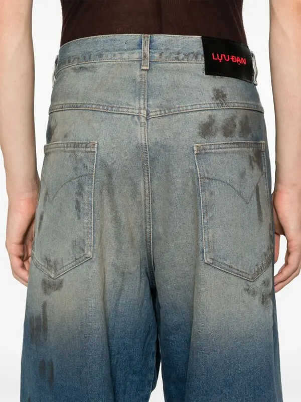 LỰU ĐẠN Kriss Kross Wide Leg Jeans