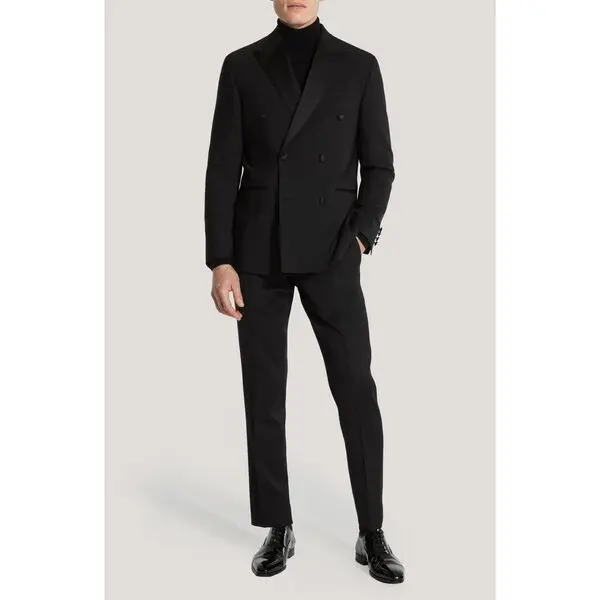 JACK VICTOR Eden Double Breasted Wool Tuxedo