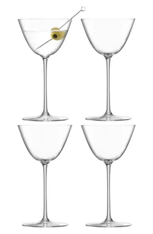 LSA Borough Set Of 4 Martini Glasses