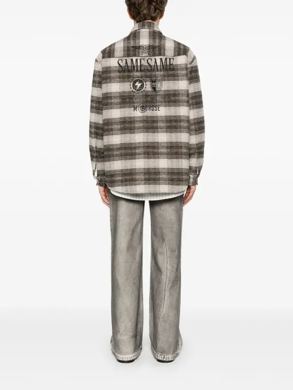 Martine Rose Check-pattern Overshirt