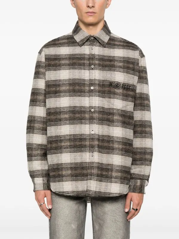 Martine Rose Check-pattern Overshirt