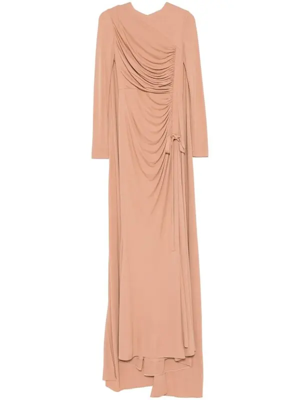 Elie Saab Draped-detail Gown