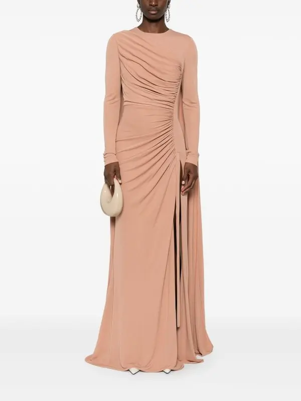 Elie Saab Draped-detail Gown