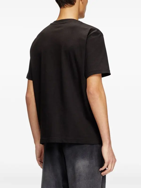DIESEL® T-adjust-bigoval T-shirt - Black