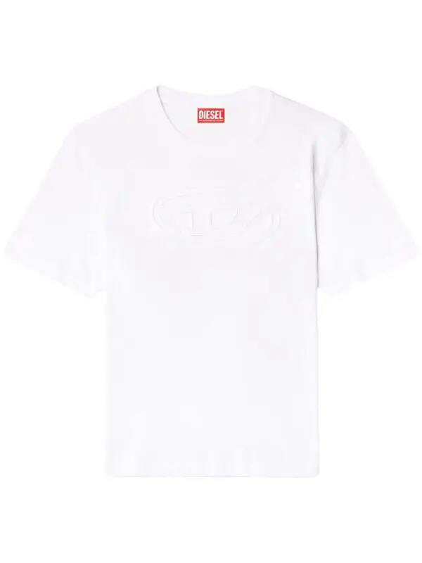 DIESEL® T-adjust-bigoval T-shirt - White
