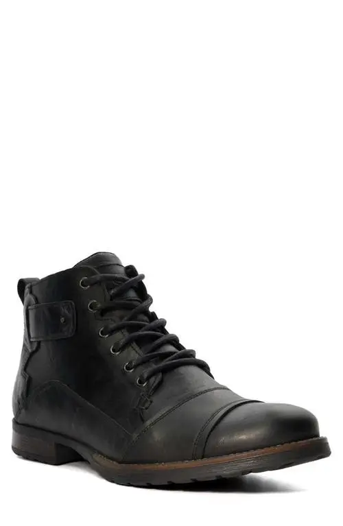Dune London Simon Leather Boots - Black