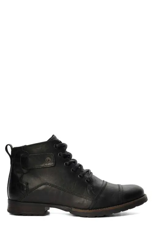 Dune London Simon Leather Boots - Black