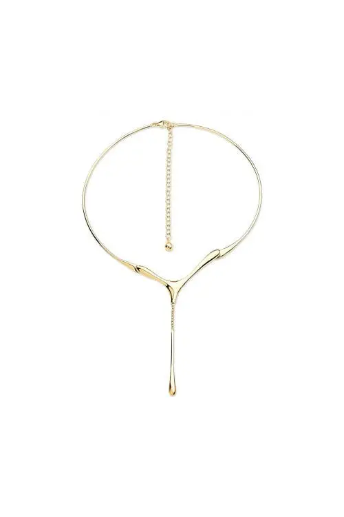 LUCY QUARTERMAINE Vermeil One Drop Necklace - Gold