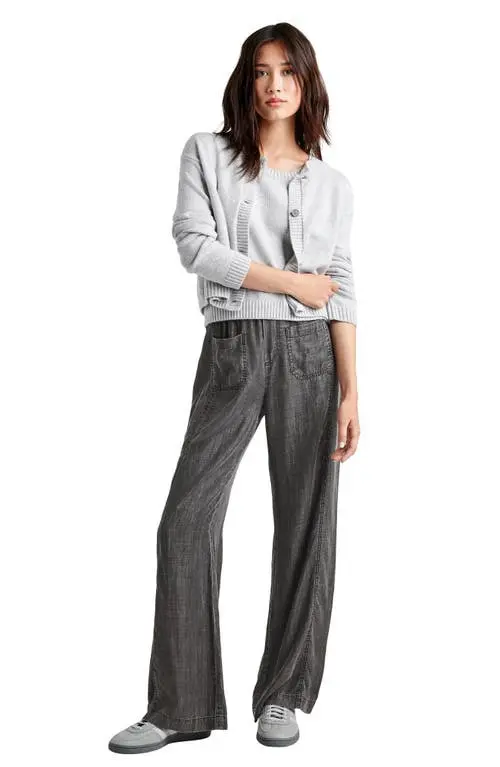 Splendid Cropped Cotton-blend Cardigan