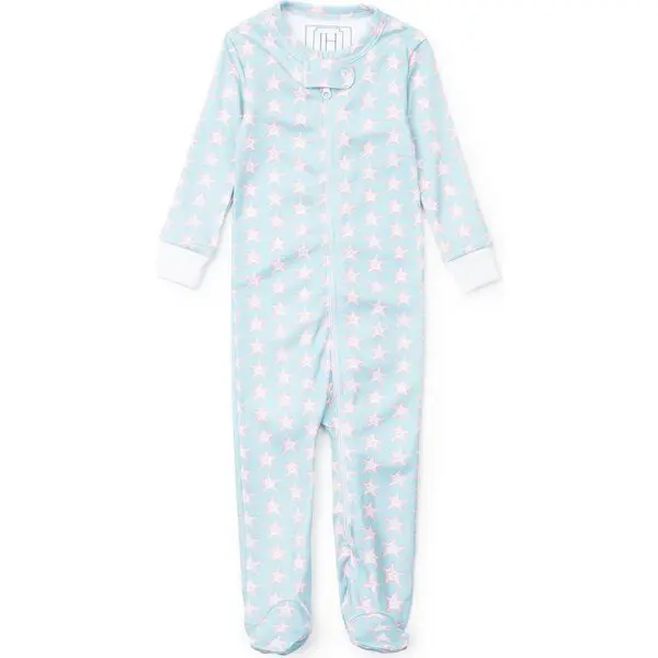 LILA AND HAYES Parker Zipper Pajama - Seaside Starfish