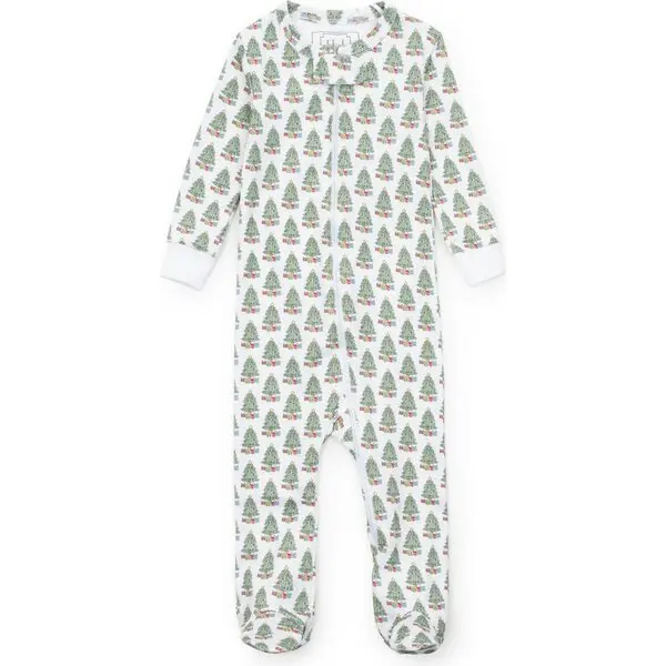 LILA AND HAYES Parker Zipper Pajama - Under The Christmas Tree