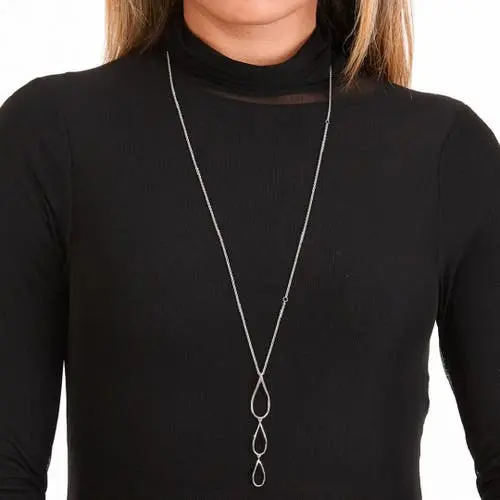 LUCY QUARTERMAINE Tri Petal Long Pendant