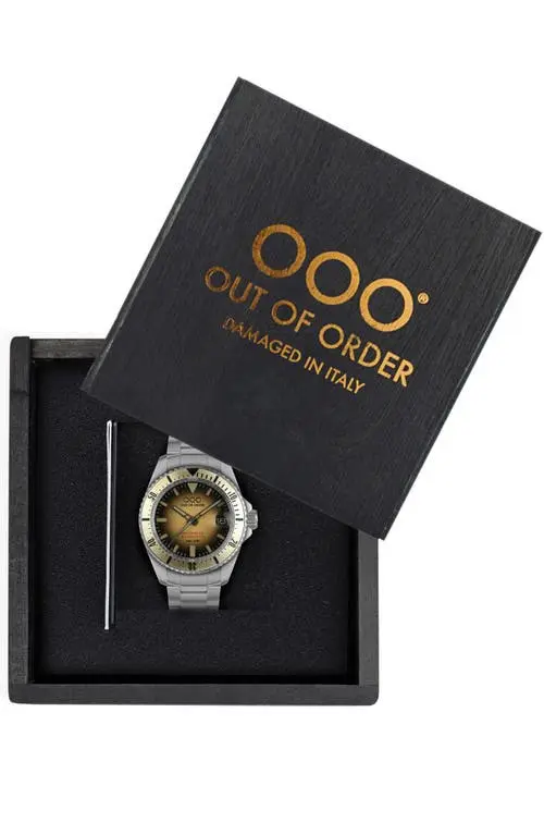 OUT OF ORDER Automatico Quaranta Bracelet Watch - Sand