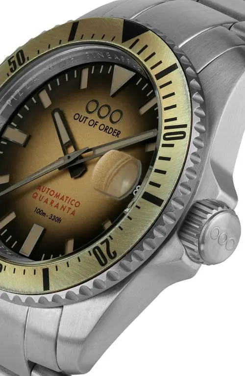 OUT OF ORDER Automatico Quaranta Bracelet Watch