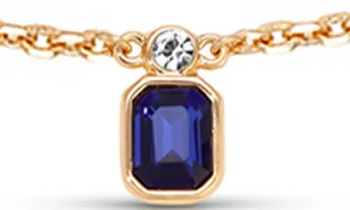 Ettika Deco Charm Necklace - Sapphire