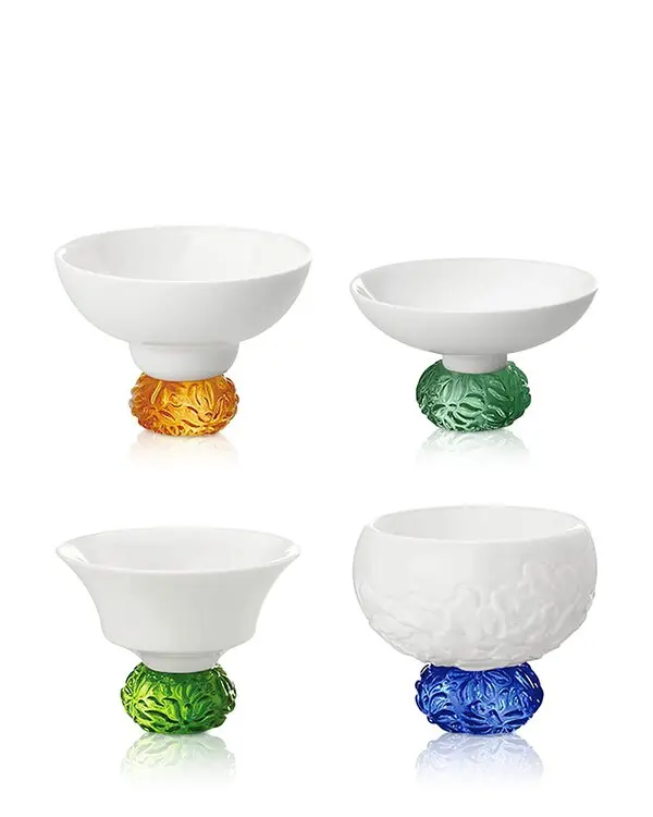 LIULI Seasonal Treasures Sake Cups, Set Of 4 - Multi