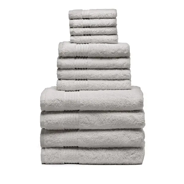 SFERRA Carmel Towel, Set Of 12 Exclusive - Grey