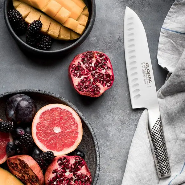 GLOBAL Stainless Steel 7 Santoku Knife