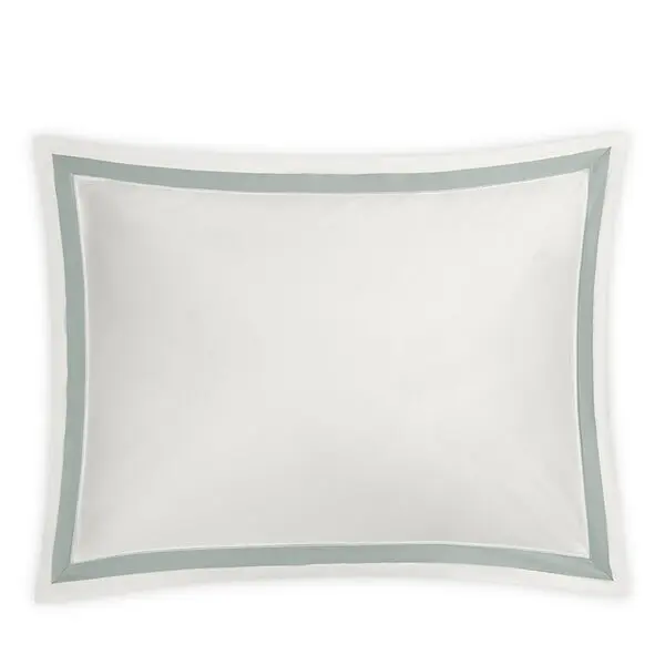 MATOUK Ambrose Sateen King Sham - Bone/celadon