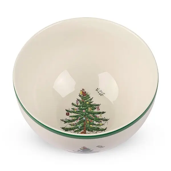 SPODE Christmas Tree Rice Bowl - Green