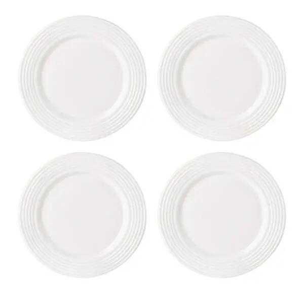 LENOX Tin Can Alley Dessert Plate, Set Of 4 - White
