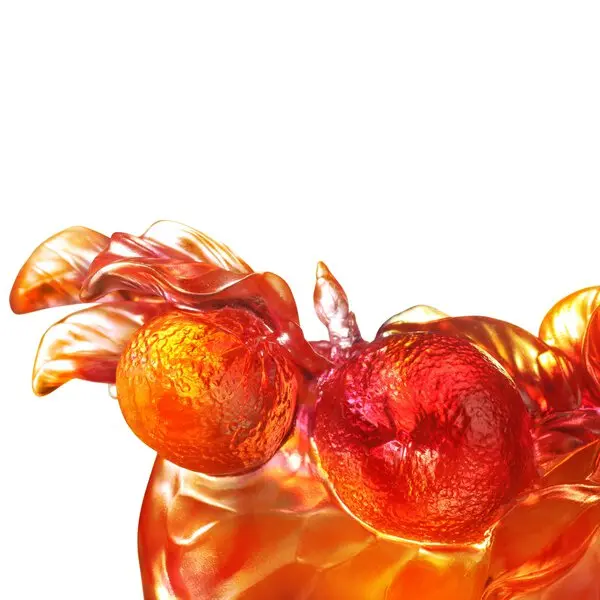 LIULI Crystal Fruit, Orange, Right Time, Right Place