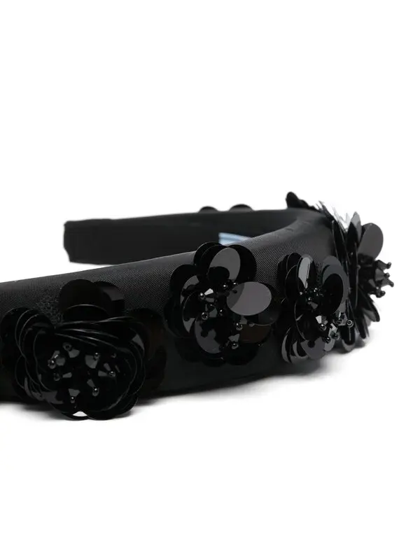 Prada Floral-appliqué Headband