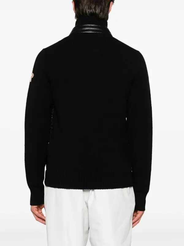 Moncler Panelled Jacket - Black