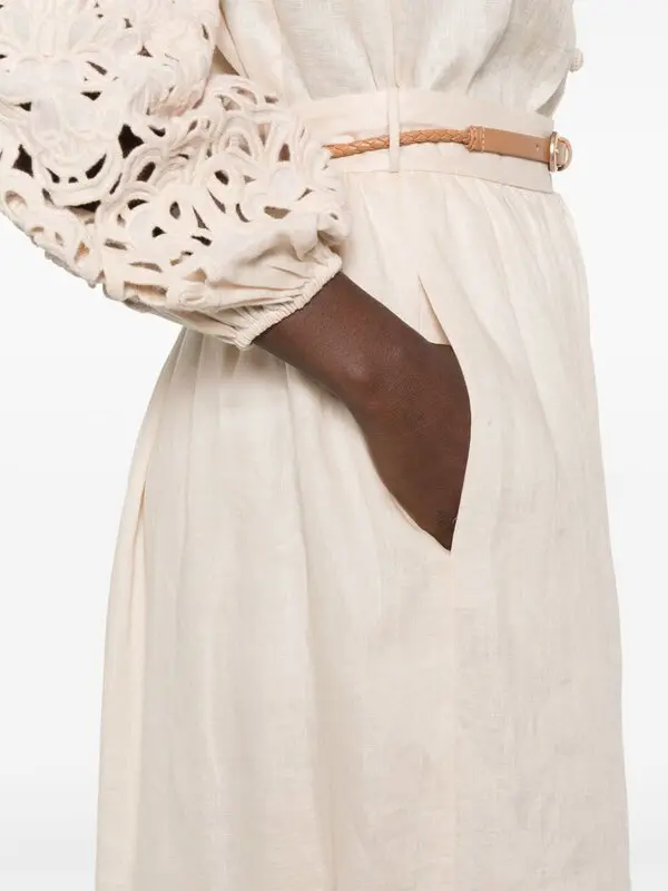 Zimmermann Wylie Midi Skirt - Neutrals