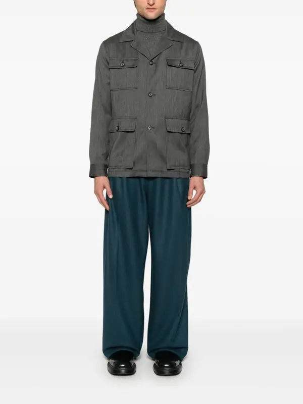 Tagliatore Tempest Shirt Jacket - Grey