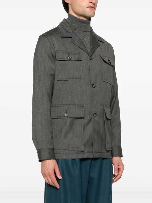 Tagliatore Tempest Shirt Jacket - Grey