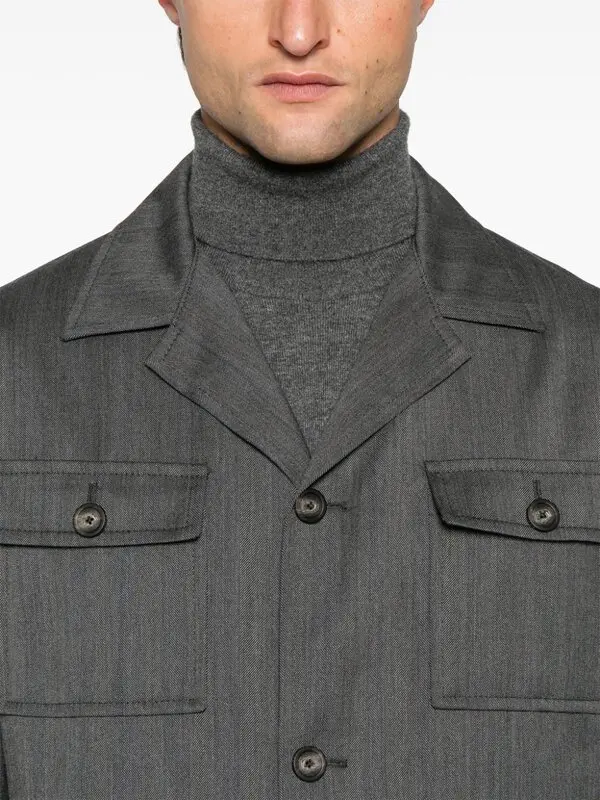 Tagliatore Tempest Shirt Jacket - Grey