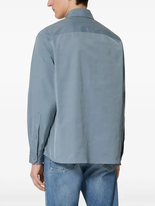 Valentino Garavani V-detail Shirt Jacket - Blue
