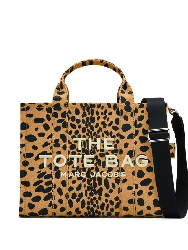 Marc Jacobs Medium Cheetah Canvas Tote Bag - Neutrals