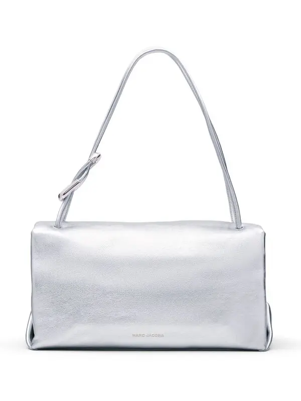 Marc Jacobs Large Metallic Dual Shoulder Bag - Silver