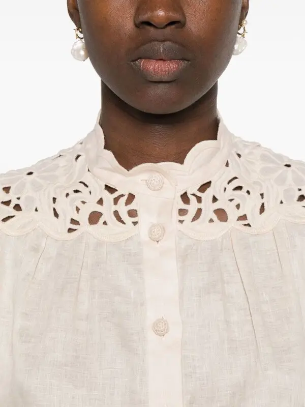 Zimmermann Wylie Shirt - Neutrals